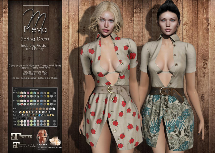 Second Life Marketplace - Meva Spring Dress Demo Box